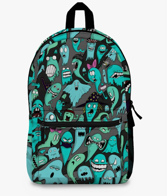 Ghost Backpack, Halloween Backpack