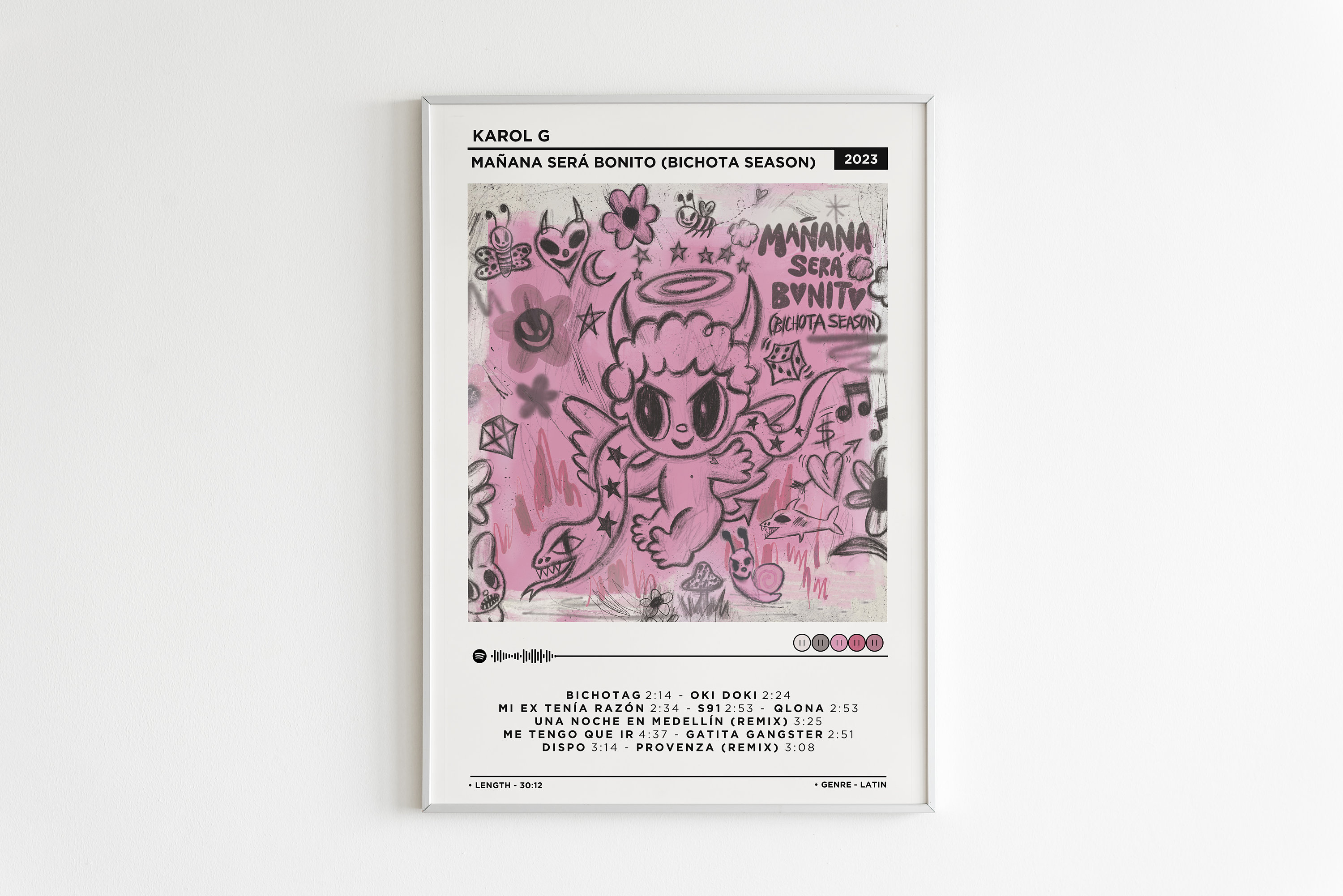 Karol G - Manana Sera Bonito (Bichota Season) Album Poster / Album ...