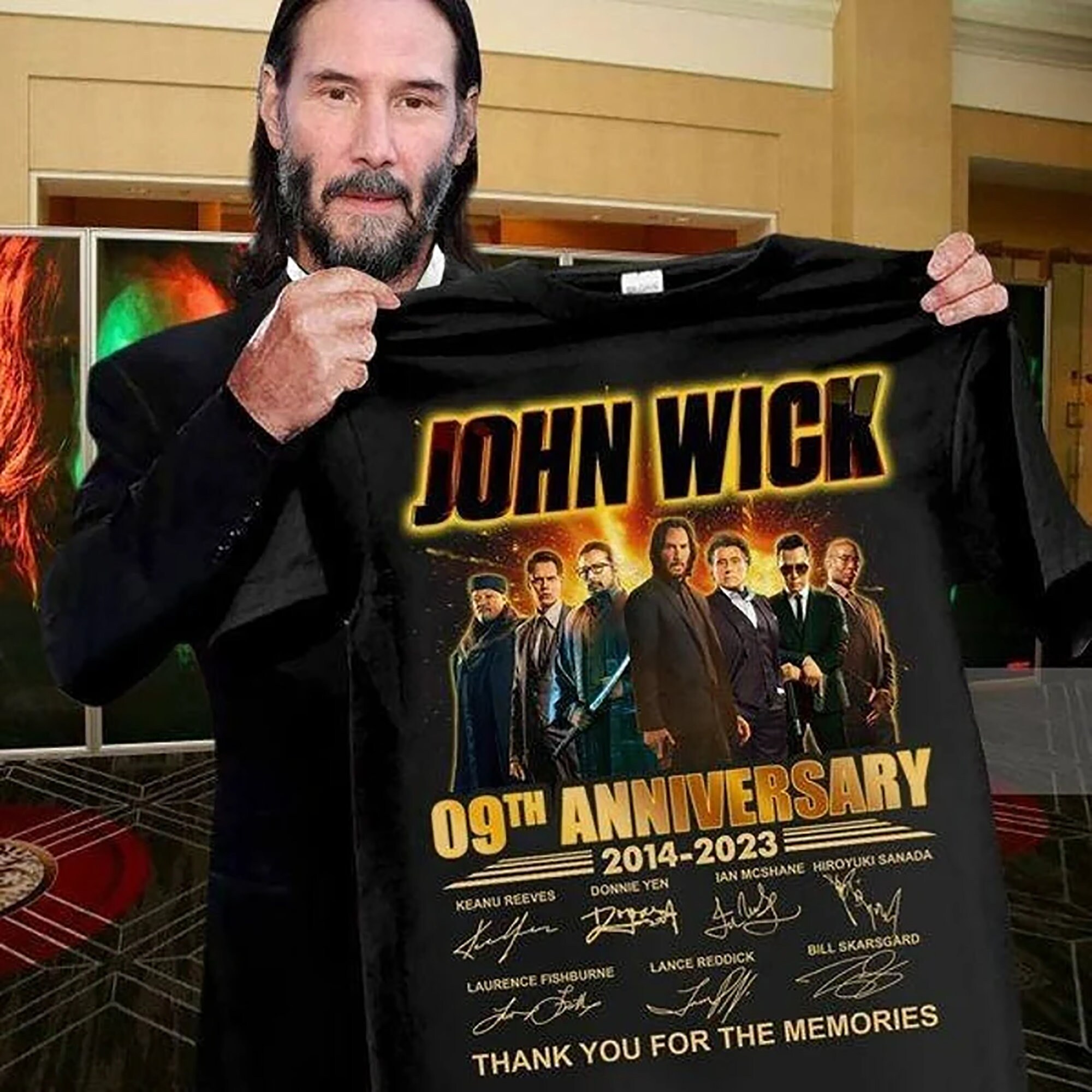 In Memory Of John Wick Shirt Fan Of John Wick Keanu Reeves John Wick