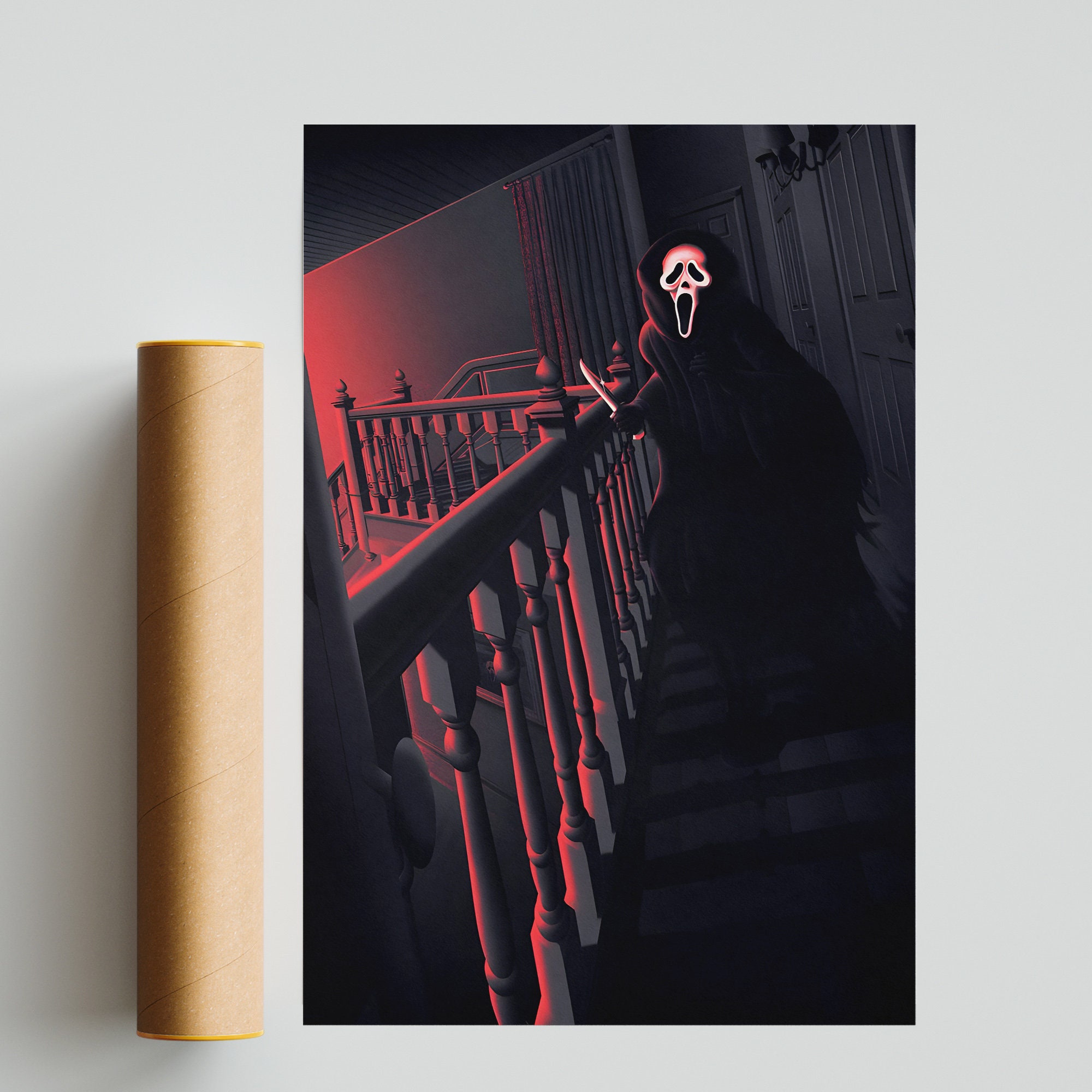 Scream Movie Bathroom Art - Ghostface - Halloween, Horror Movie ...