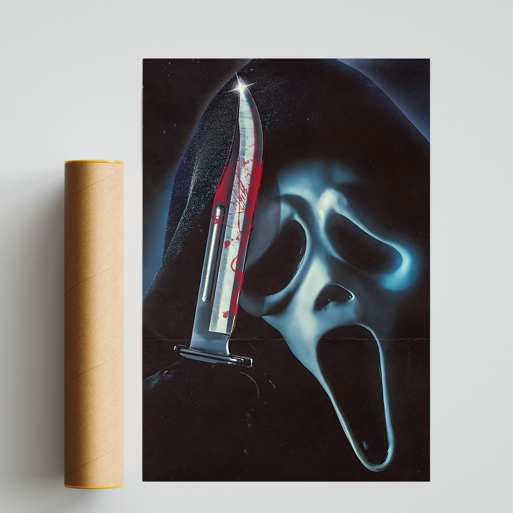 Scream Movie Bathroom Art - Ghostface - Halloween, Horror Movie ...