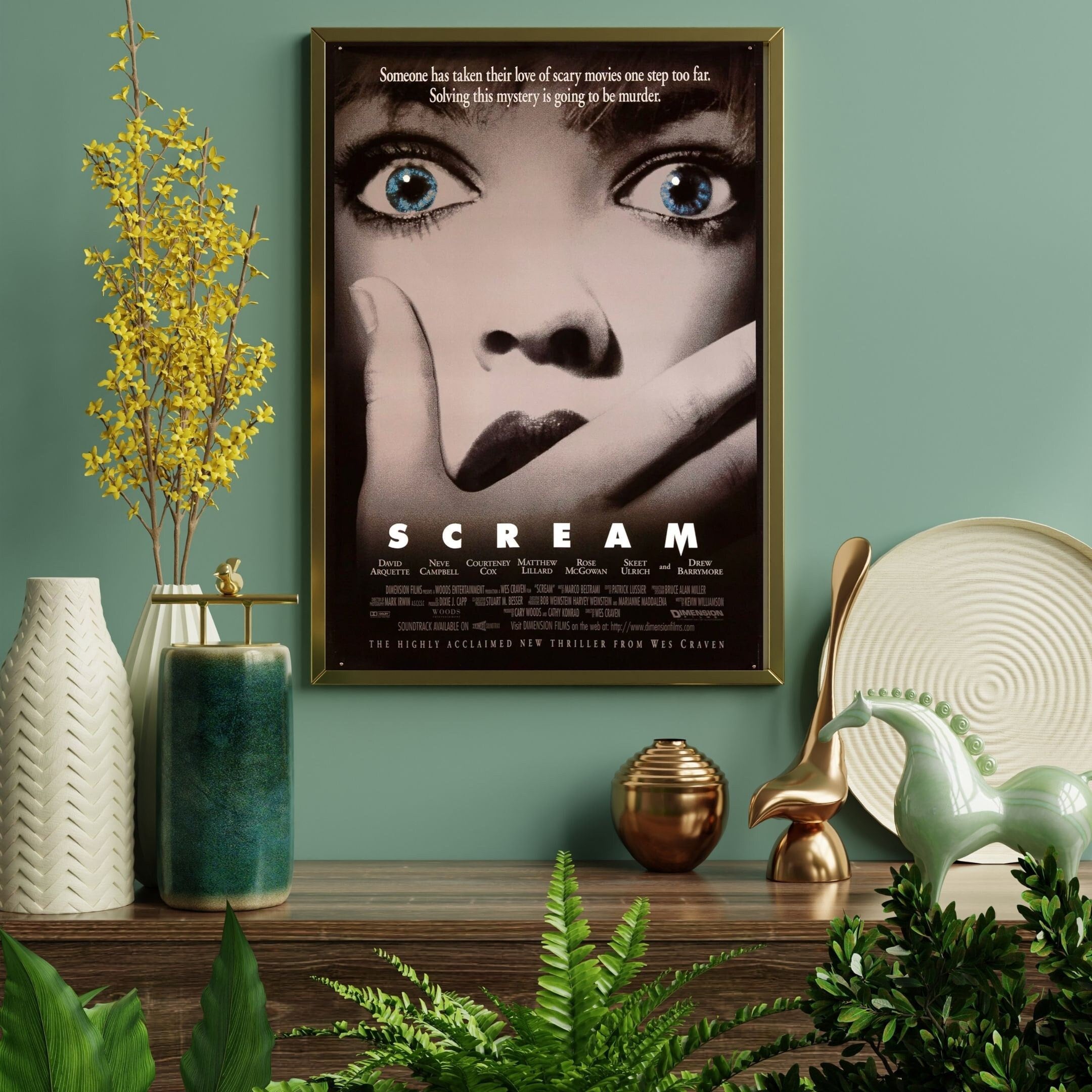 Scream 1 Movie Poster High Resolution Scream 1 Wall Art Original Scream ...
