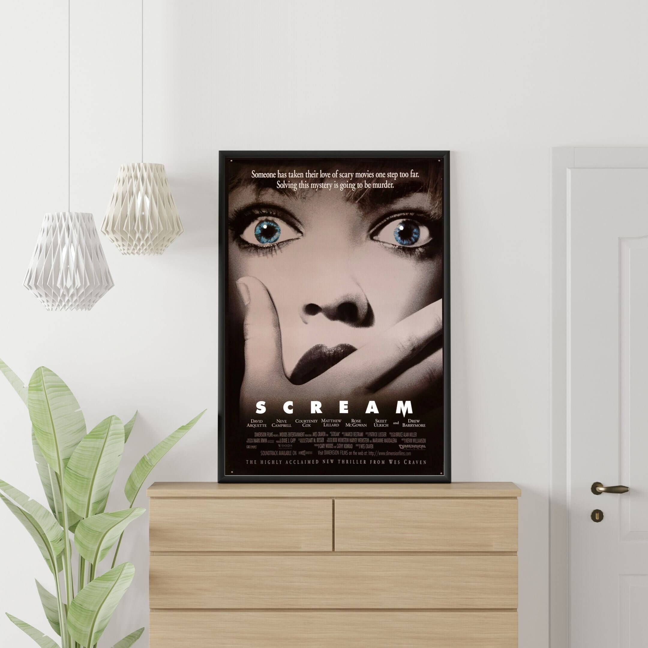 Scream Movie Poster Scream Printable Poster Scream Wall Art Home Decore ...