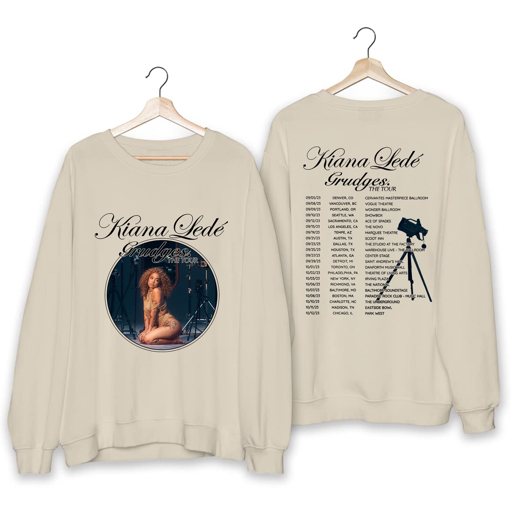 Kiana Led The Grudges Tour 2023 Sweatshirt, Kiana Led Fan Sweatshirt ...