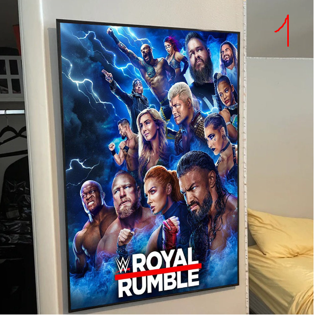 Wrestling Entertainment Royal Rumble (2023) Poster Designed & Sold By ...