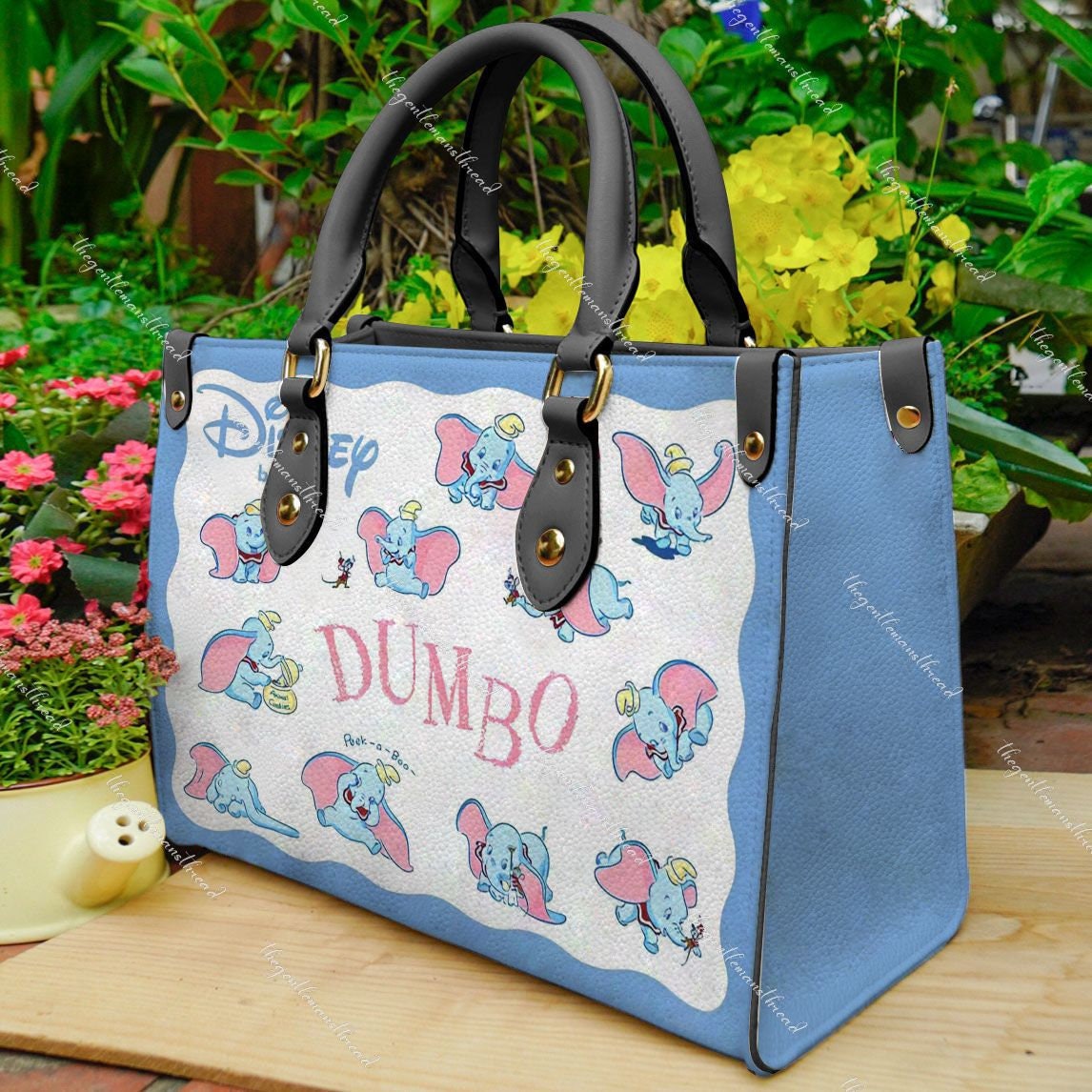 Disney Dumbo Leather Handbag, Dumbo Elephant Leather Bag