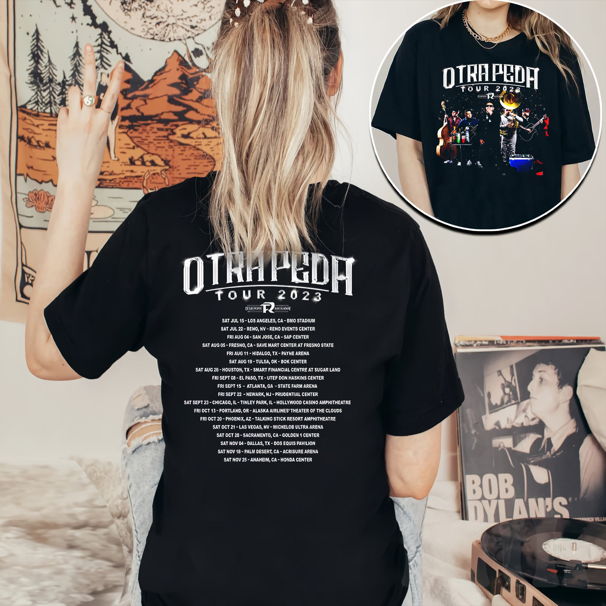 Color Fuerza Regida Otra Peda Tour 2023 Shirt, Fuerza Regida Band Shirt ...