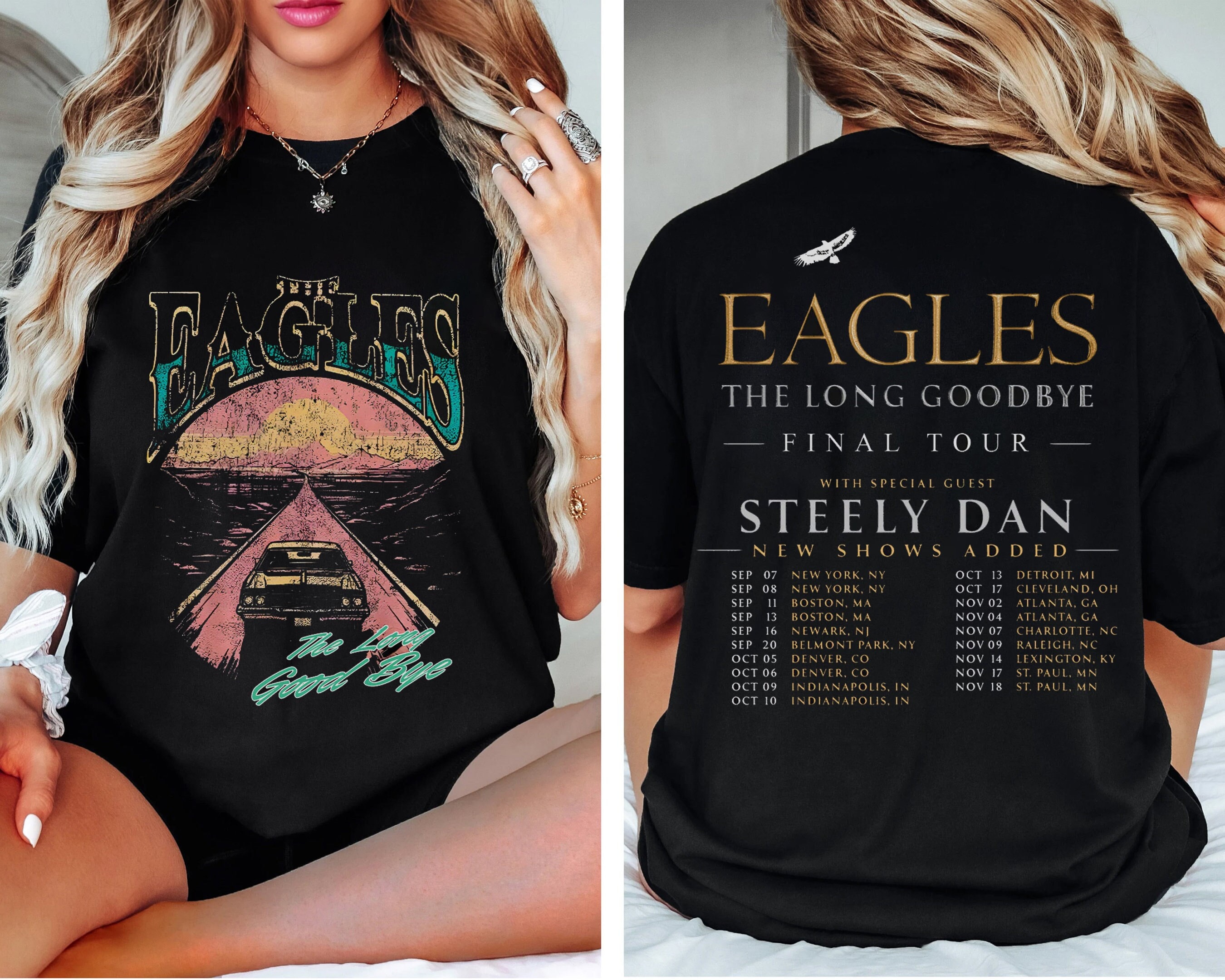 The Eagles The Long Goodbye Tour 2023 Shirt, The Long Goodbye 2023 ...