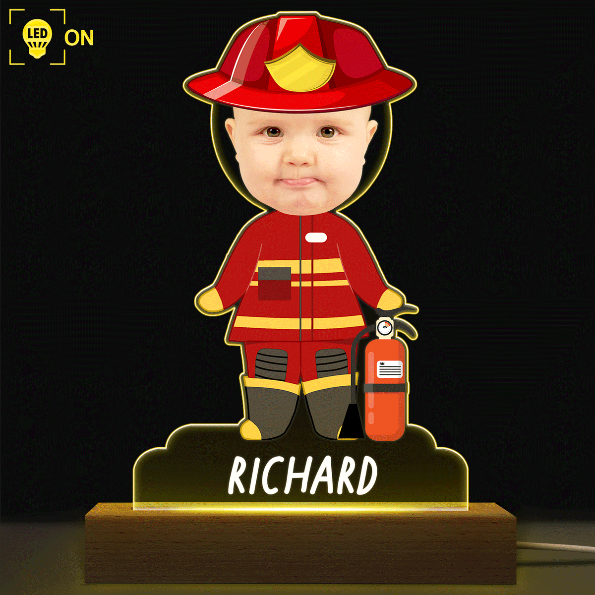 Custom Upload Image Funny Dream Job Grandkids Gift Personalized Shaped ...