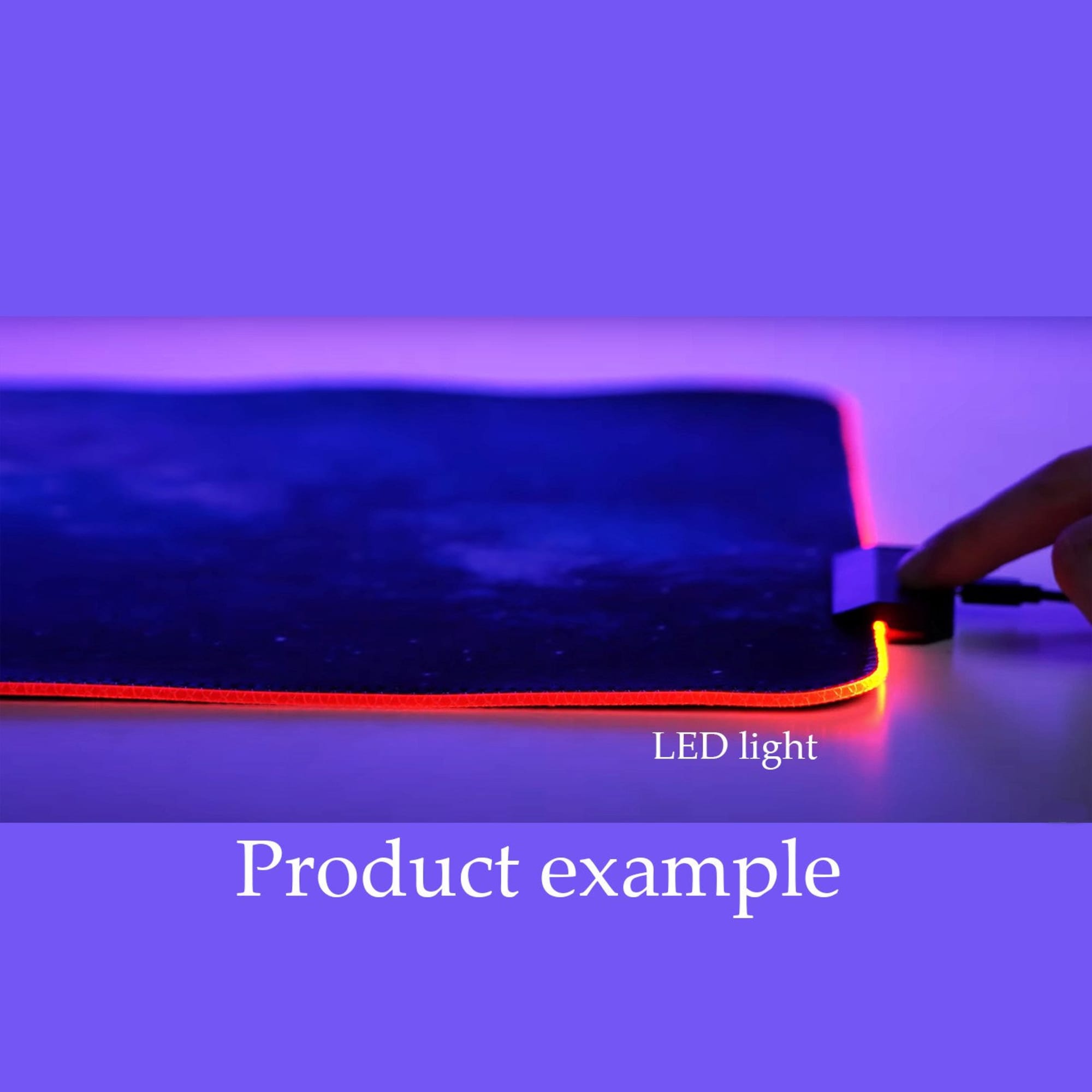 Pokemon Led Mouse Mat, Charizard Evolution Rgb Mouse Pad, Gaming Mouse Pad