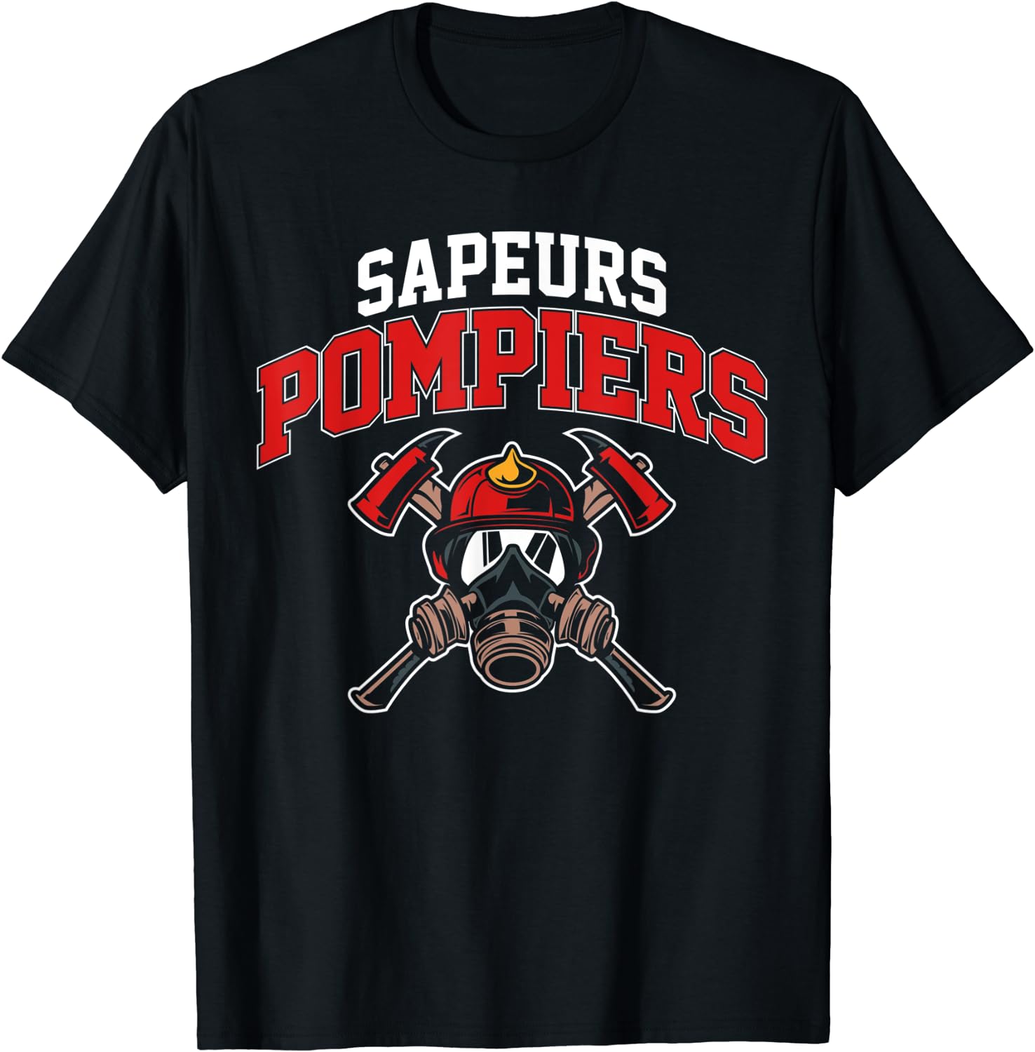 Homme Firefighter Sapeur Pompiers Héros Pompier T-Shirt Zack Rosebrughに ...