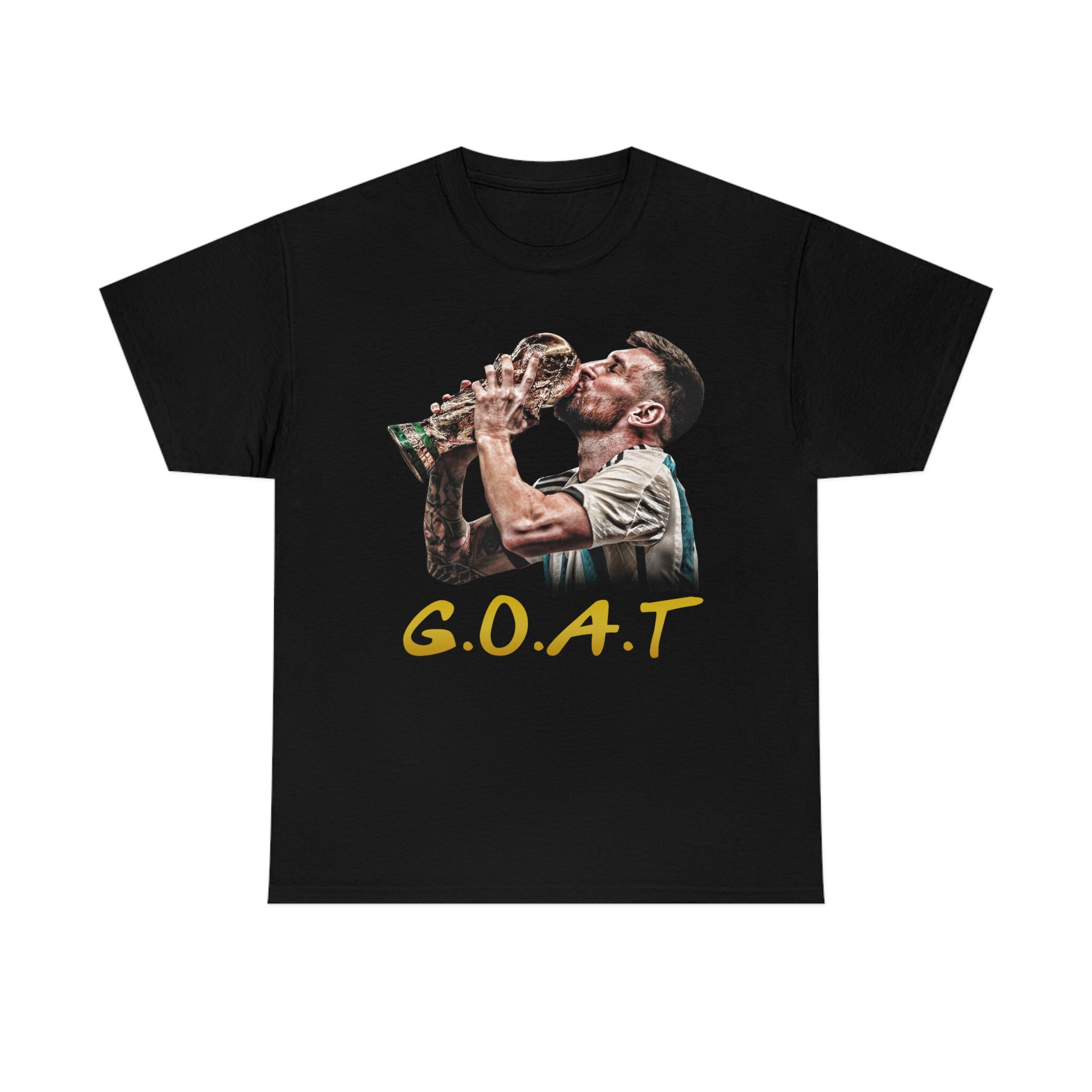 Maglietta Lionel Messi GOAT King Of Football 2022 Uomo Donna Unisex
