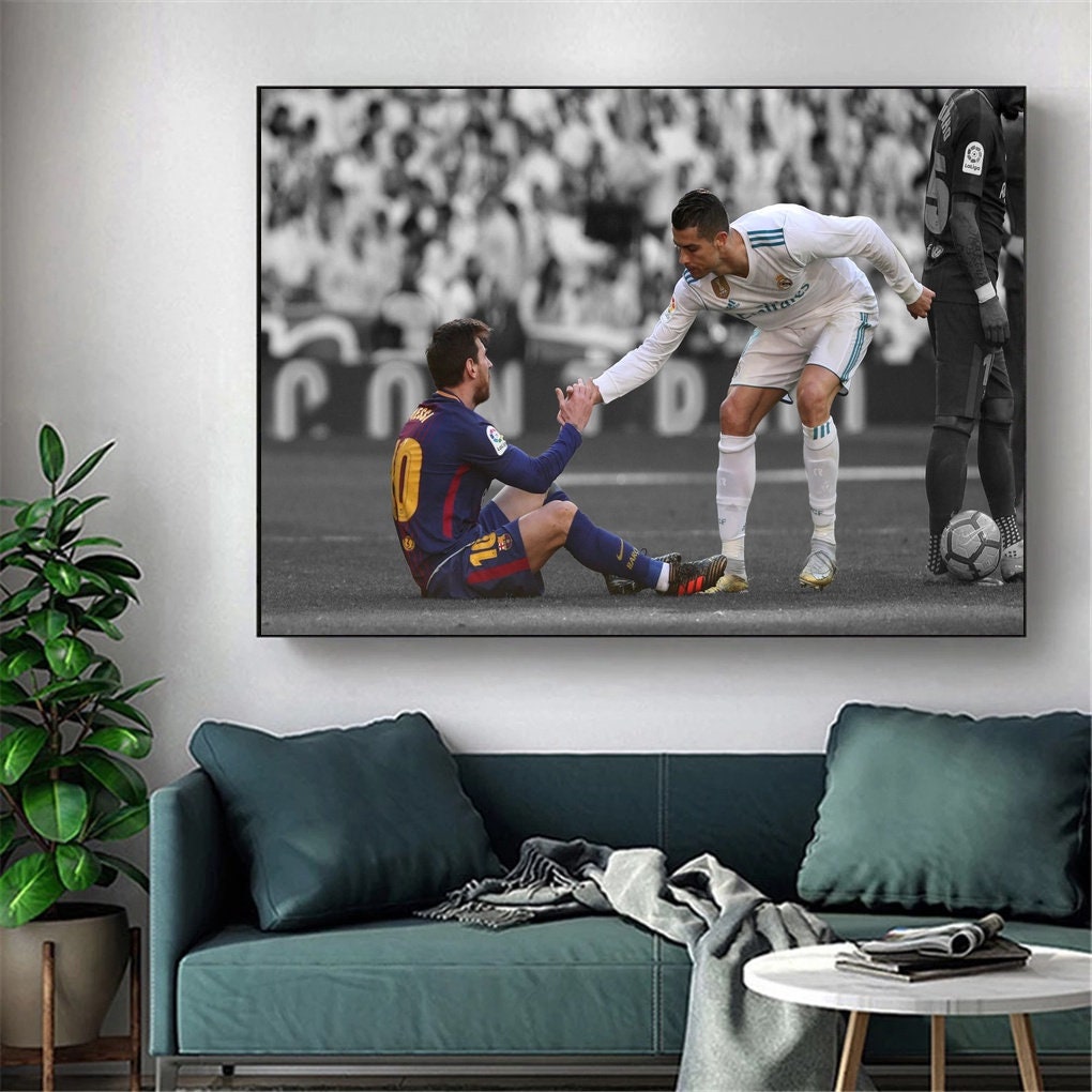 Lionel Messi Et Cristiano Ronaldo Poster